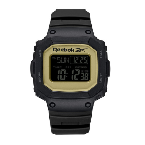 Reebok Proud Digital watch black/gold RV-POD-G9-PBPB-B2 | timepieceatelier
