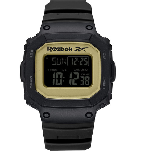 Reebok Proud Digital watch black/gold RV-POD-G9-PBPB-B2 | timepieceatelier