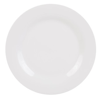Plain White Dinner Plate | The White Magnolia