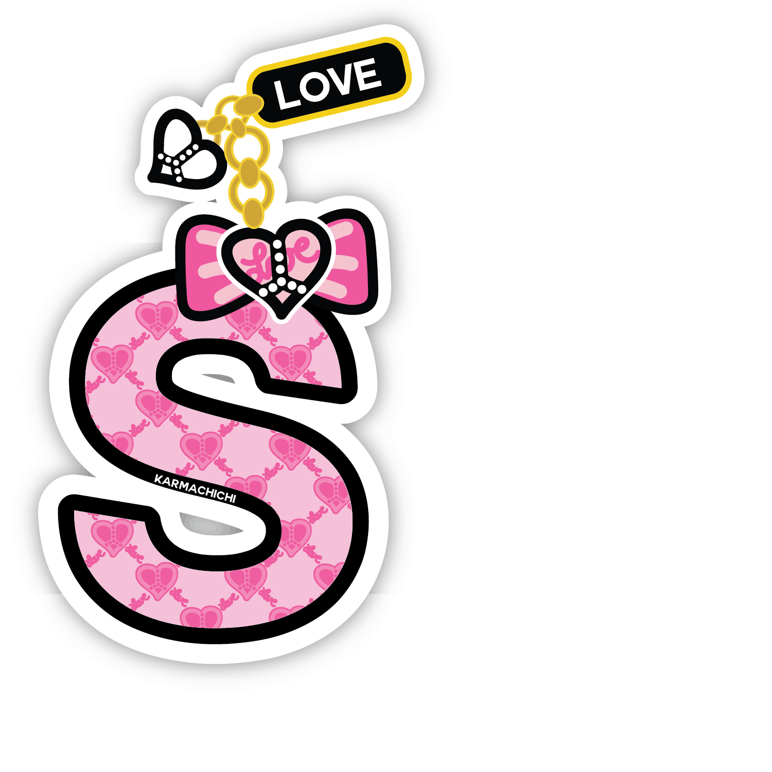 S Gif | Animated | Letter S | Pink | Karmachichi | Lemon Zebra Designs