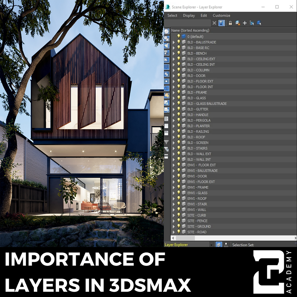 Importance of Layers in 3Ds Max