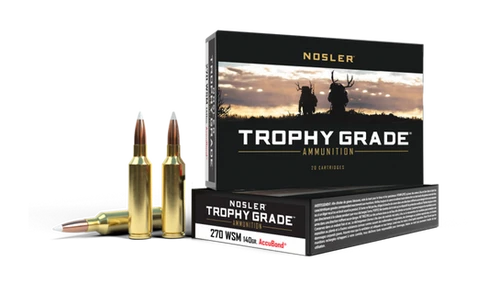 Nosler Trophy Grade 270 WSM 140gr Accubond | Ecotone Poulin