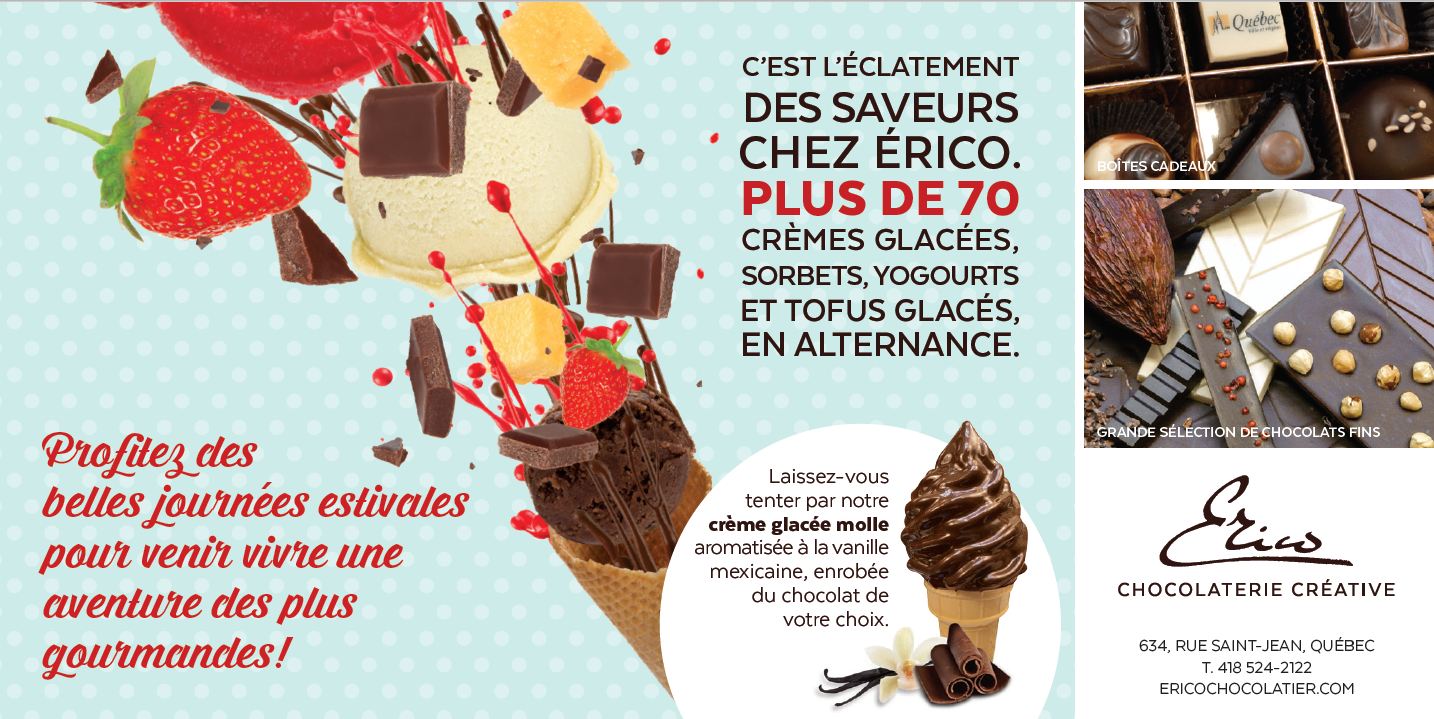 Érico | Chocolaterie Créative et Musée du Chocolat à Québec