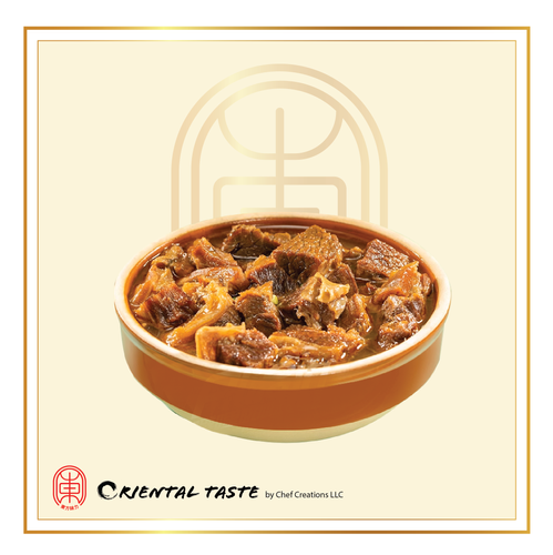 Braised Rough Beef (With Sauce) 5LBS | Oriental Taste