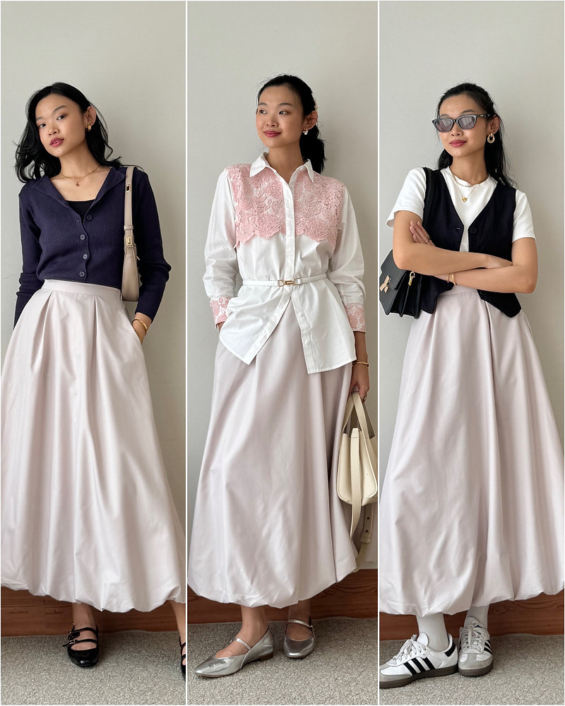 Cara Styling Rok Balon Untuk Sehari-Hari, Sederhana Namun Elegan