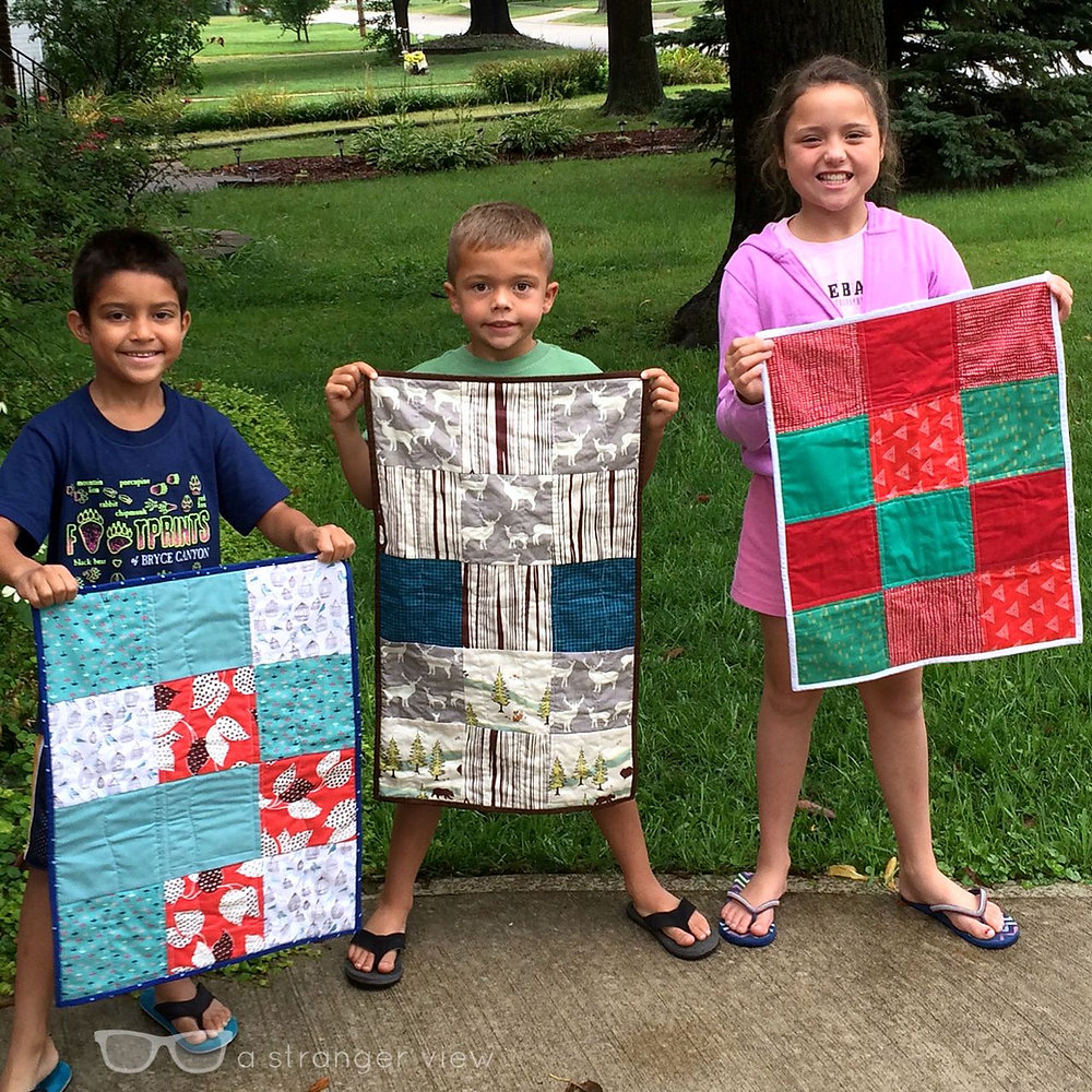 Quilting 101 - Teaching kids to quilt