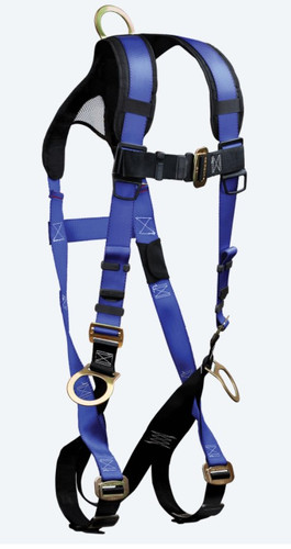 FallTech Contractor Plus Harness; Non-Belted w/ Side & Back D-Ring ...