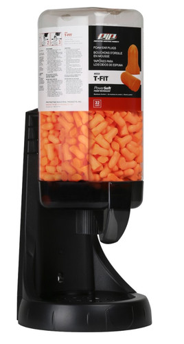 PIP T-Fit Cordless Ear Plug Prefilled Mega Dispenser, 500 pairs ...