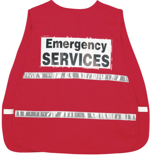 MCR Red Incident Command Vest; ICV204 | Cincinnati Glove