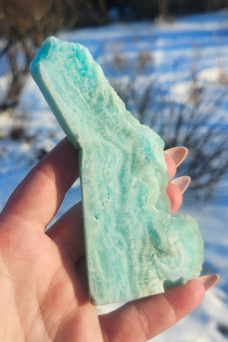 Hemimorphite Tall Slab | SpellFire