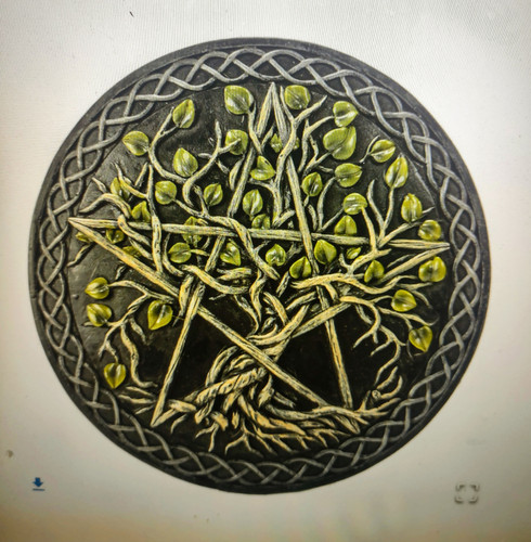 Pentacle Tree of Life Wall Plaque | SpellFire
