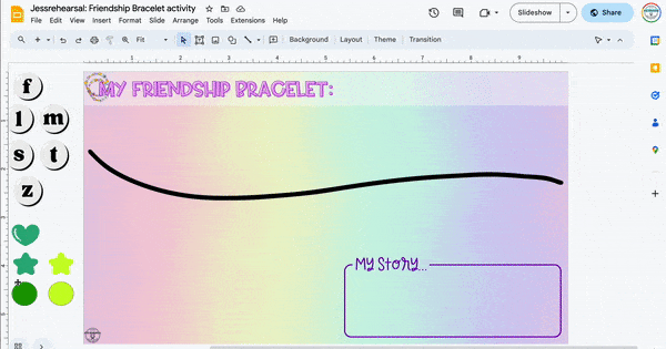 So Make the Friendship Bracelets: A Drag & Drop or Color & Cut Activity ...