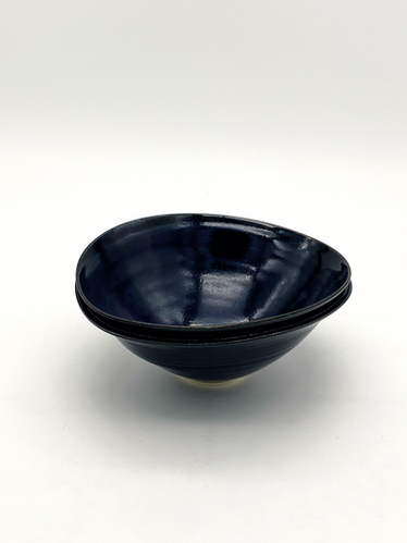 Double Lip Bowl M Dark Blue | Monohanako