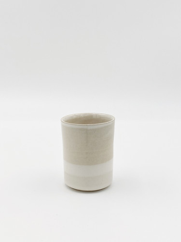 Straight Teacup Borderline Beige | Monohanako