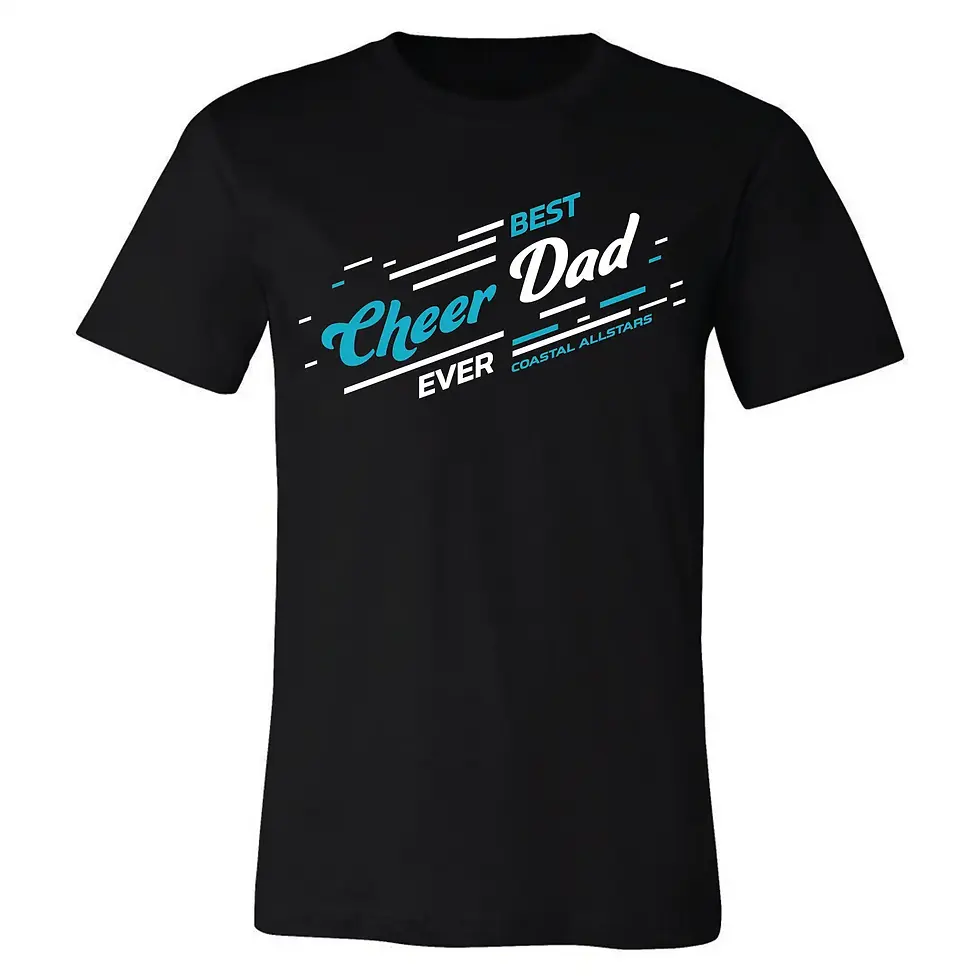 Coastal Cheer Dad T-Shirt | flycheergear