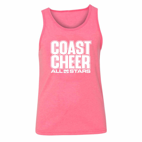 Neon Pink Tank - Coast Cheer | flycheergear