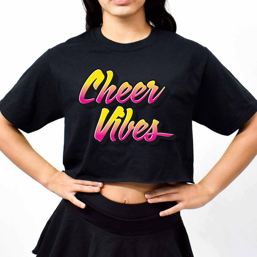 Cheer Vibes Cropped Tee | flycheergear