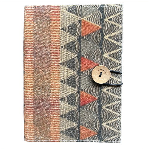 Earth tone African Print Journal designed by NERO SK381 | NERO