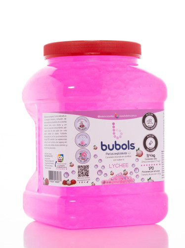 Perlas explosivas bubols sabor a lychee x 3400 gramos | Topping Frozen
