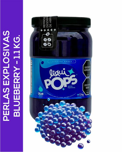 Perlas explosivas liquipops sabor a Blueberry x 1100 gramos | Topping ...