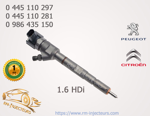 INJECTEURS BOSCH 1.6L HDI 0445110297 | monsite