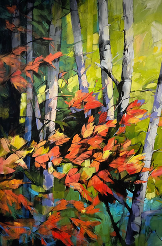 " Birch Trees " | ACC Canmore Gallery