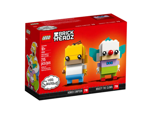 LEGO® BrickHeadz 41632 | Homer Simpson und Krusty der Clown