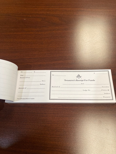 Receipt Book Treasurer | INGL Marketing & PR