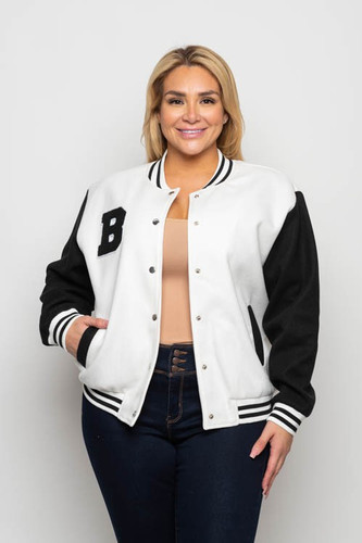 Plus size Varsity Jacket | Cakeworld Boutique