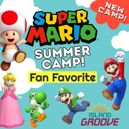 August 5th-9th - Super Mario Camp ⭐ (Ages 3-8) | Island Groove Dance Studio