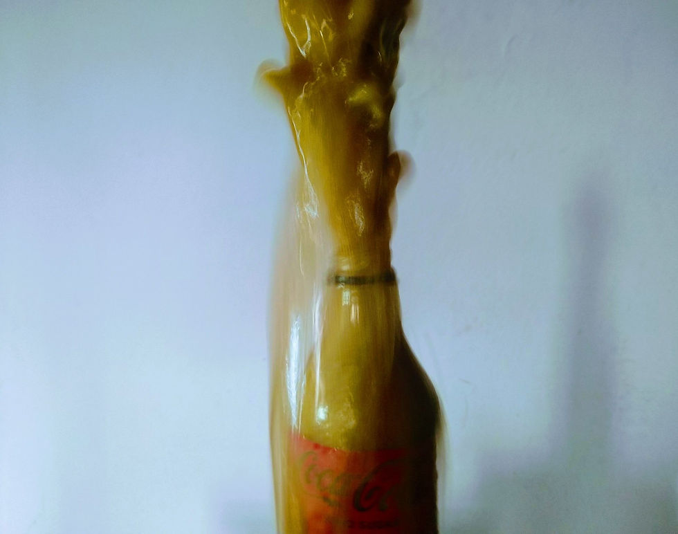 Elementary school science project: How to make a Soda Geyser Experiment