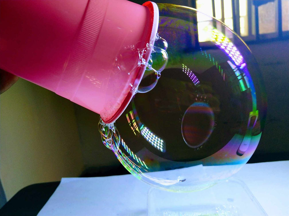 How to make a giant bubble maker