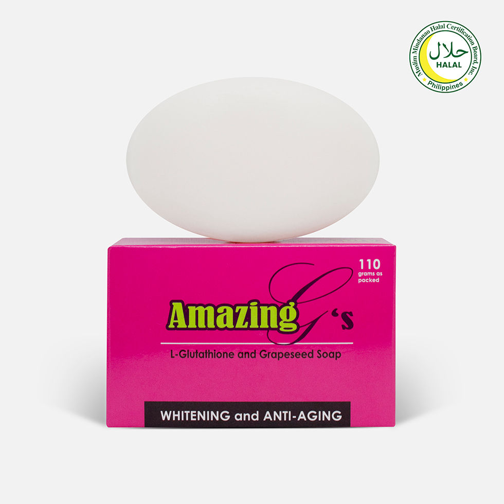 AMAZING G's - L-Glutathione & Grapeseed Soap 110g | Refinette