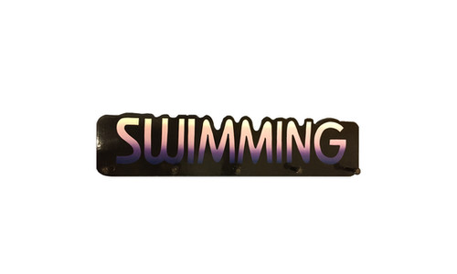 Swimming Word Plaque | Creative Outlet Art