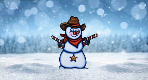 Sheriff Snowman | Creative Outlet Art