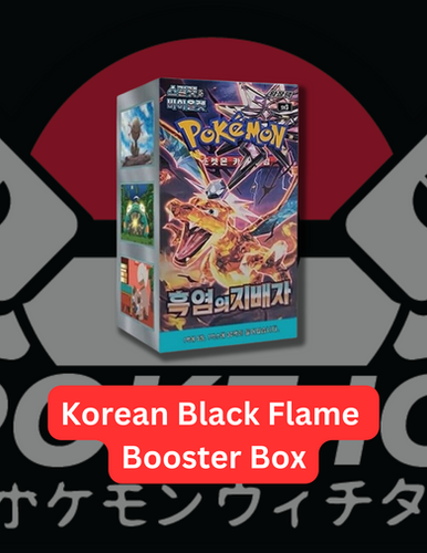 Korean Black Flame Booster Box | PokeICT
