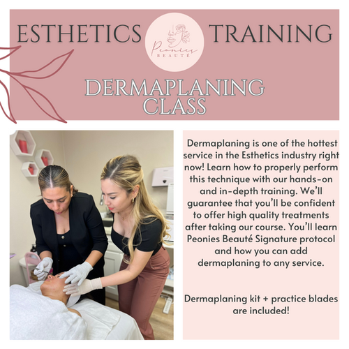 Dermaplaning Course | Peonies Beaute