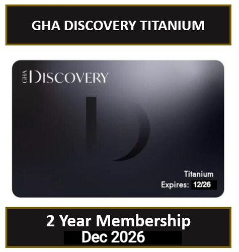 GHA Discovery Titanium (Direct). Valid Till Dec 2026. No Need 30 Nights ...