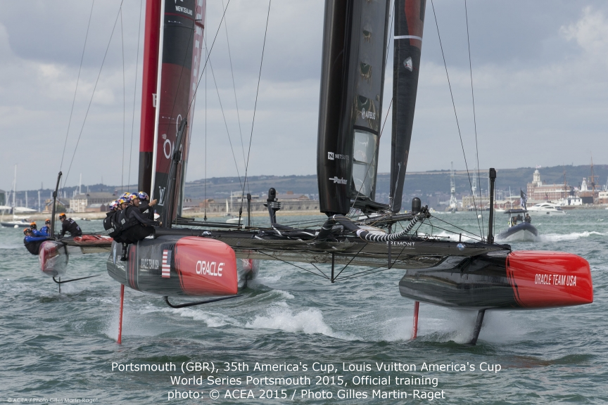 ORACLE TEAM USA: PODIUM FINISH