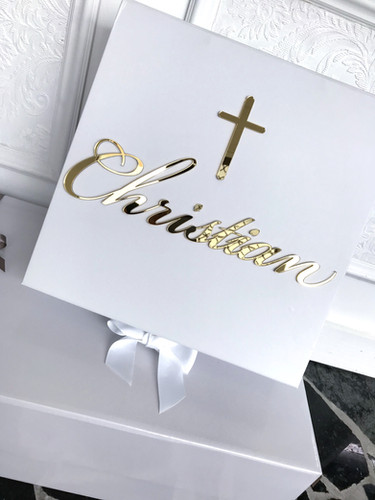 Classic Christening Box - Acrylic | Mysite