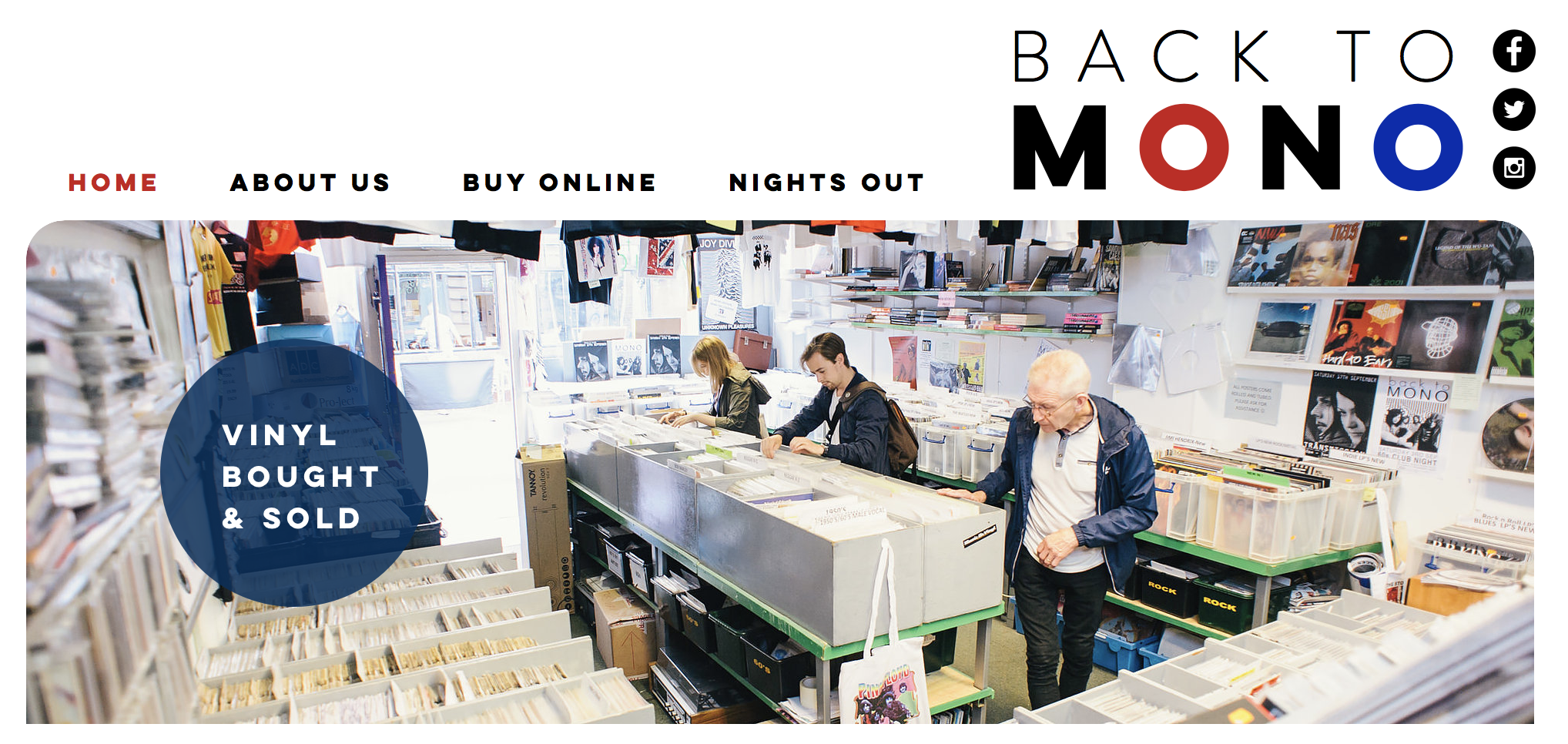 BACK TO MONO | Lincoln Record Shop