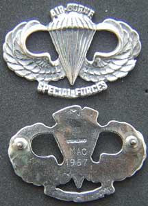USAF Special Forces Prototype Sterling Silver 1967 | Greenberetcd