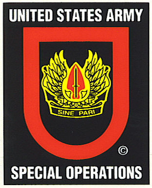 United States Army Special Operations Command Sine Pari (Without Equal ...