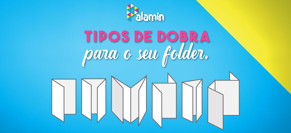 Tipos de dobra para o seu folder.