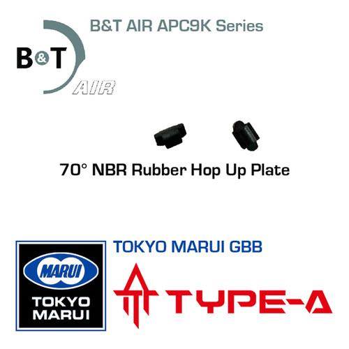TYPE-A 70° NBR Rubber Hop Up Plate for Tokyo Marui MWS GBB System | Archwick Online Shop