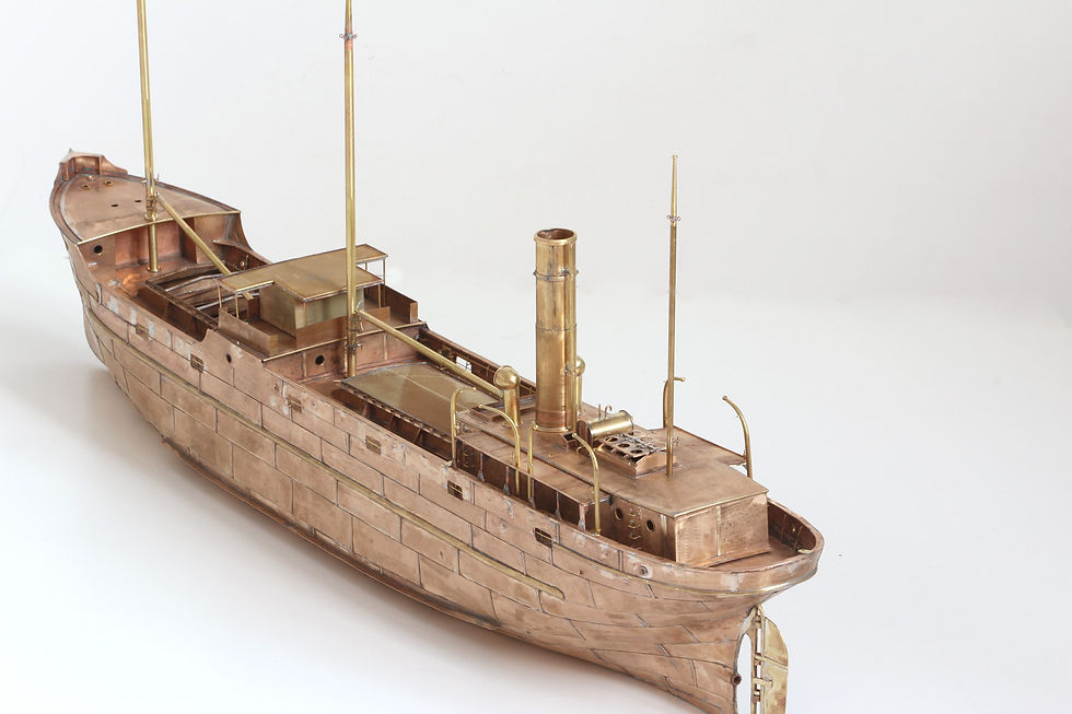 Steam coasters Scale models ship, Temnikov.