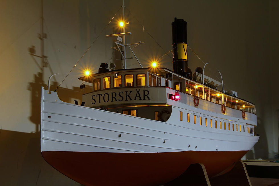 SS Storskar (1908) S 1:32 Scale models ship, Temnikov.