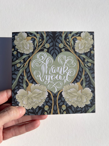 Thank You Card, Floral | Penny Mause Fine Art