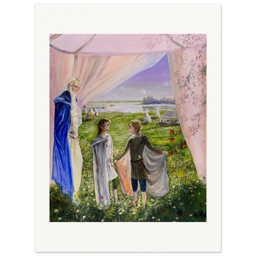 "Periannath on the Field of Cormallen" Tolkien Art Print | Miriam Ellis