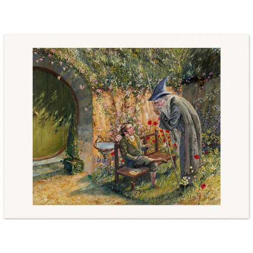 "Not the Wandering Wizard" Tolkien Art Print | Miriam Ellis